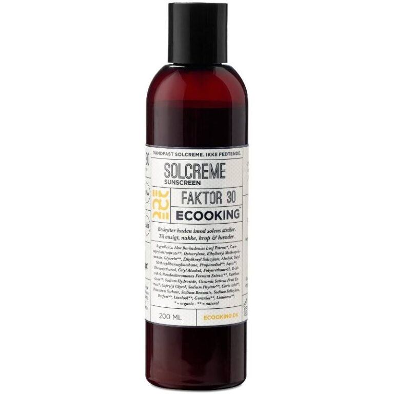 Ecooking Sunscreen SPF 30 Face And Body 200 ml (U) • Voksguide.dk